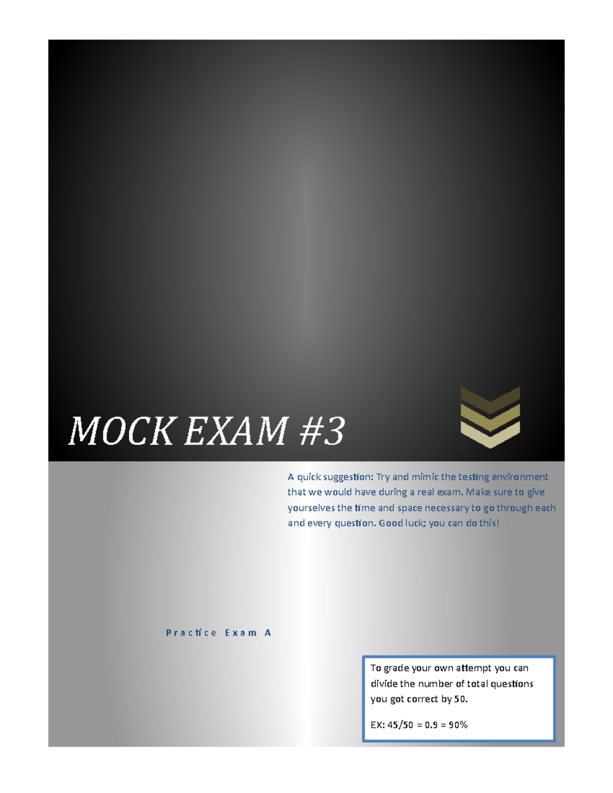 Mock Exam #3 - things to help with nursing. There are quizzes/ mock ...