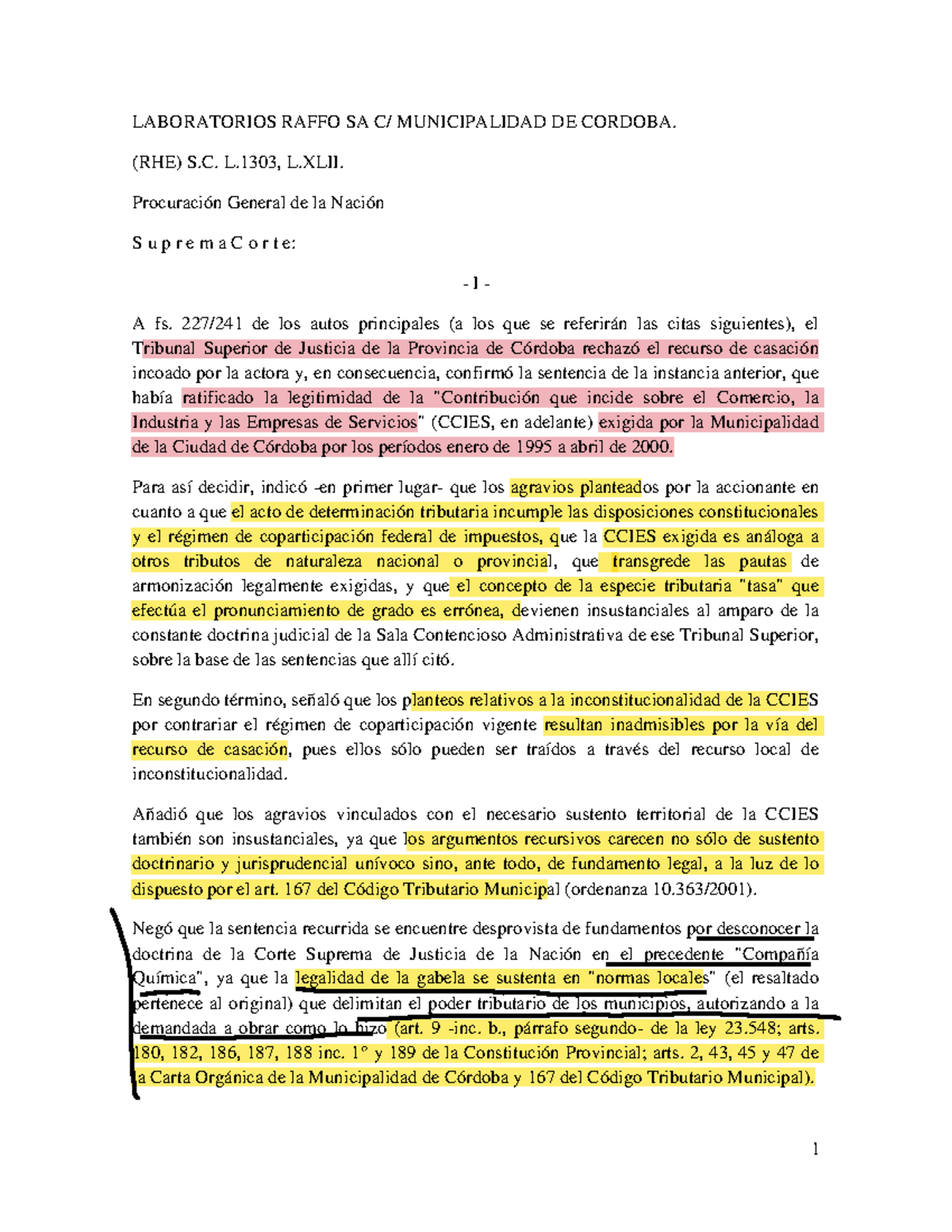 8.- LAB Raffo TASA Territorialidad editado - LABORATORIOS RAFFO SA C ...