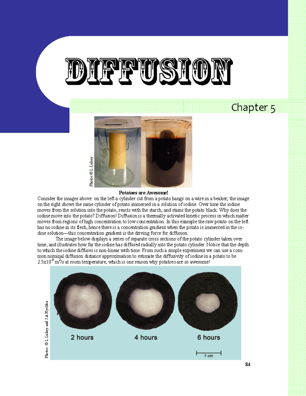 Chapter 5 Diffusion - apsc 278 - MATE 202: Introduction to Materials Engineering Diffusion ...