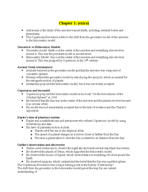 Intro to Astronomy - Intro to Astronomy Chapter 1. Discovering the ...