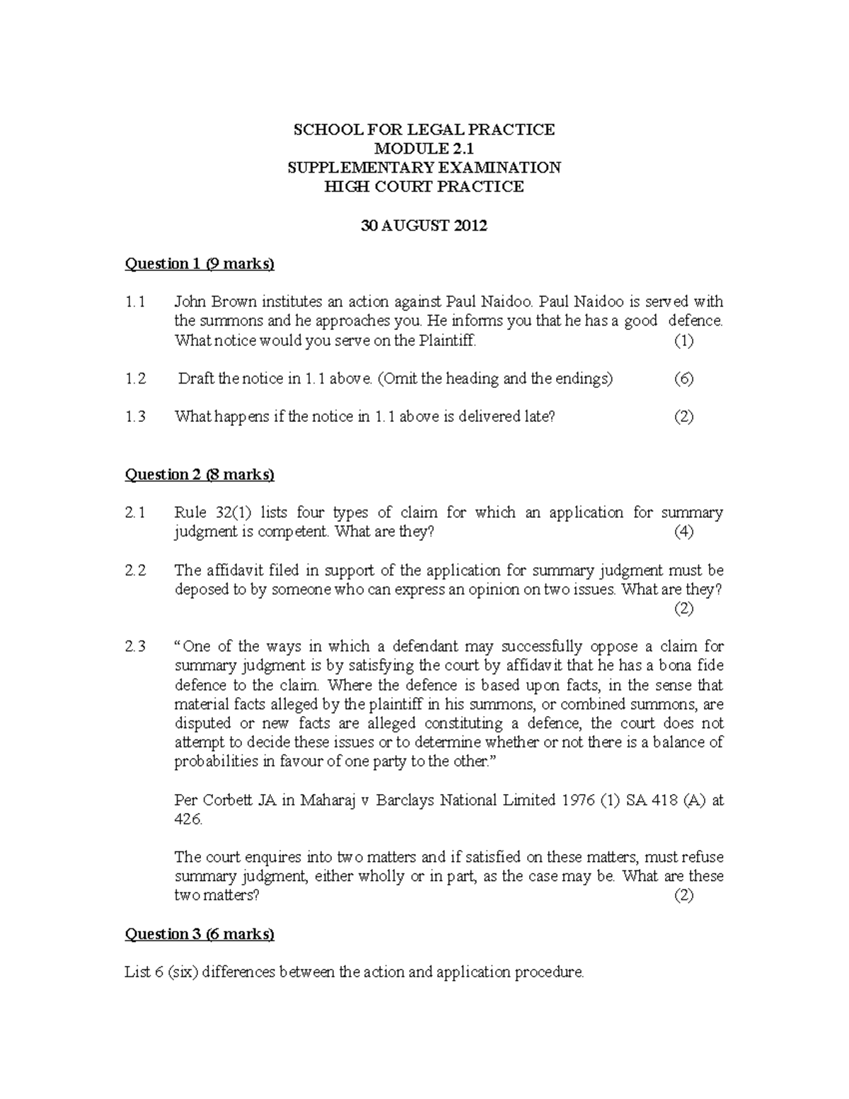 HCP 2012 .2 SUPP ENG - A summary of the work with questions - SCHOOL ...