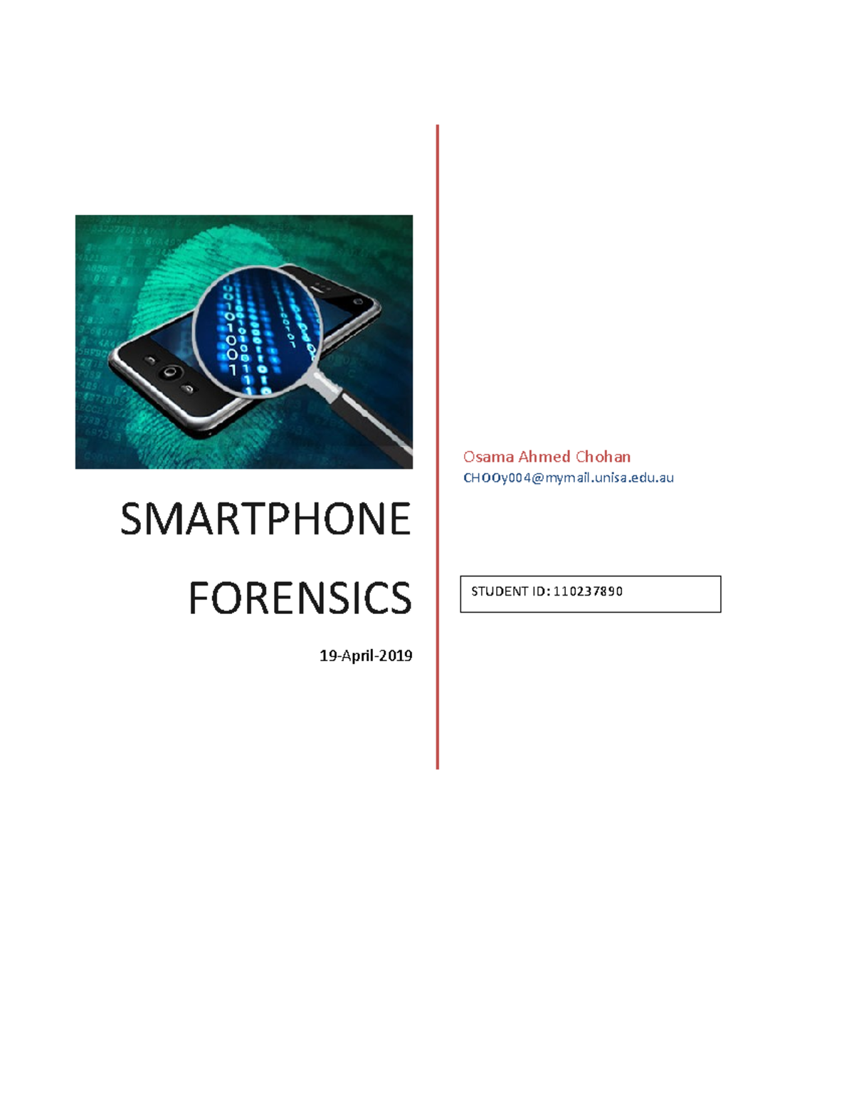 Report - CHOOy 004 - SMARTPHONE FORENSICS 19-April- Osama Ahmed Chohan ...