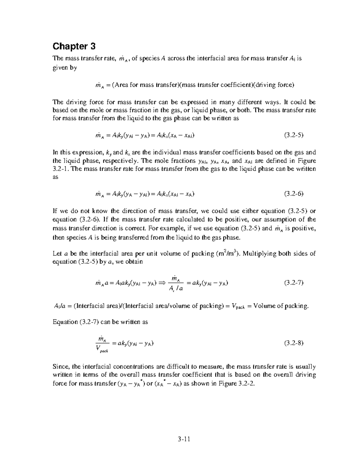 Chap3-2 - Fundamental gas absorption mass transfer and absorption ...