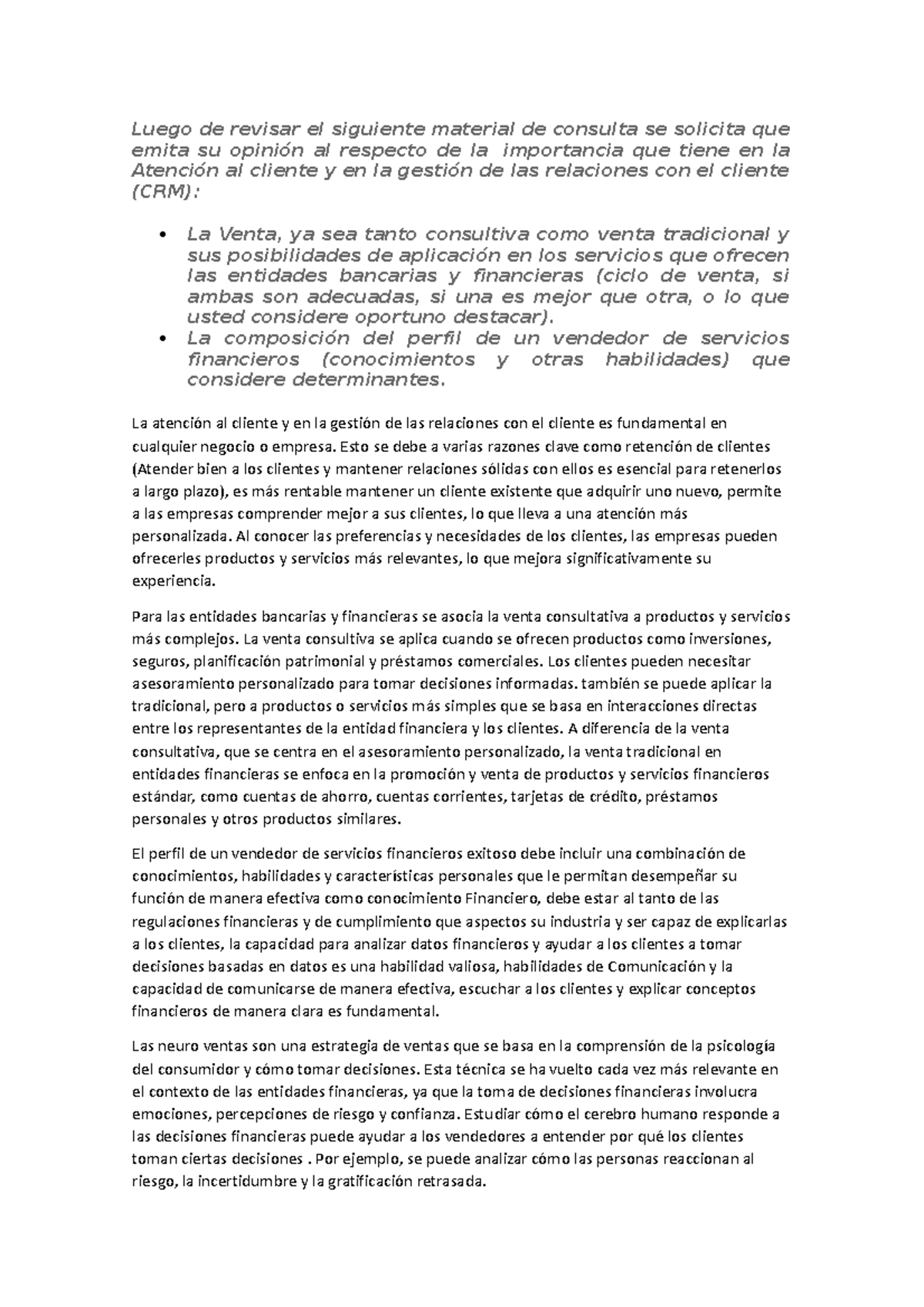 Foro 4 - tp foro - Luego de revisar el siguiente material de consulta ...