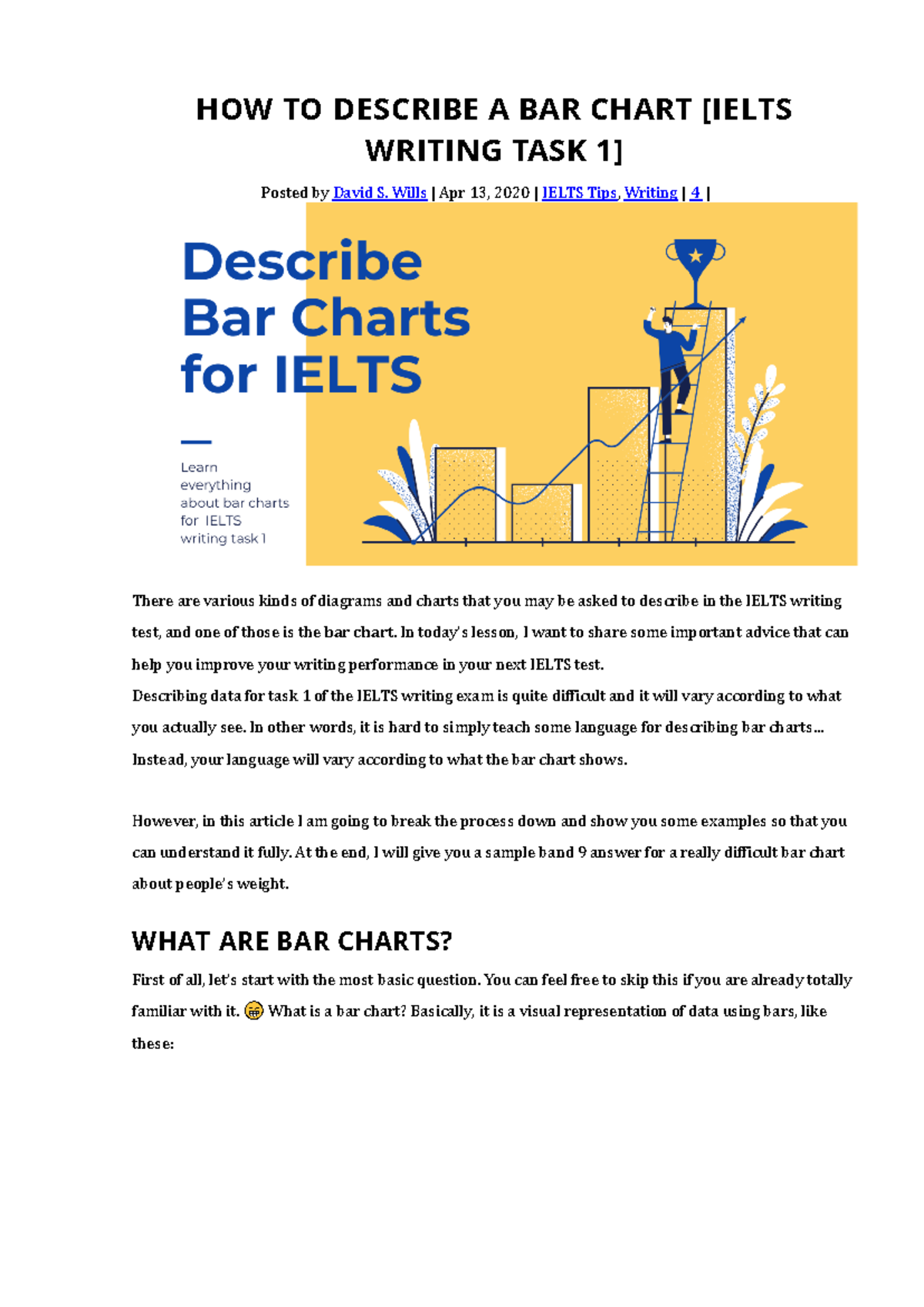 How+to+describe+a+bar+chart - HOW TO DESCRIBE A BAR CHART [IELTS ...