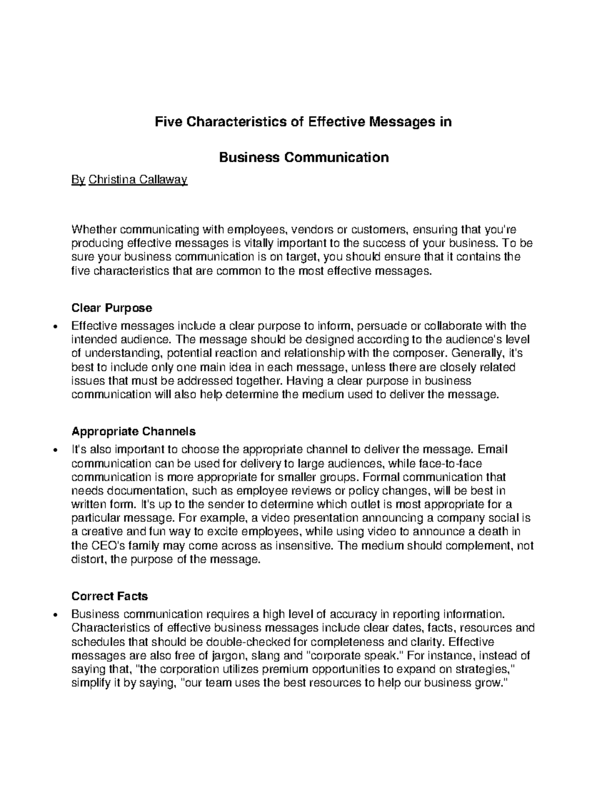 Five Planning Steps For Effective Business Message - Design Talk