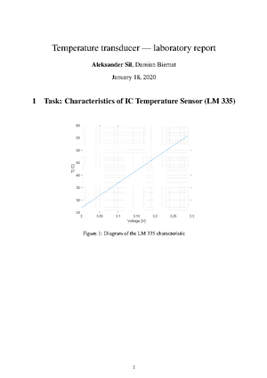 SAA Lab Task 05 Optical Sensors - Laboratory Report Optical Distance ...