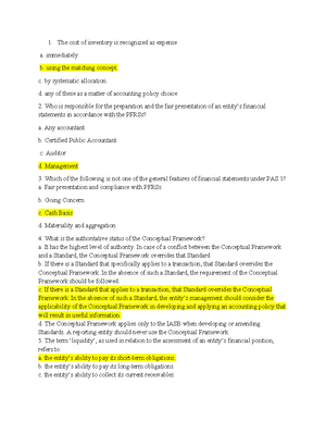 PAS 7, 8, 10 Reviewer - ... - PAS 7 Which of the following is the ...