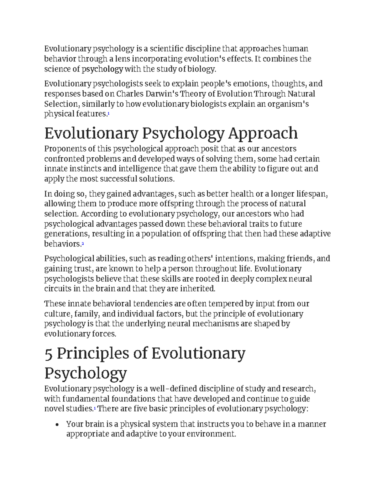 Evolutionary Psychology: Explaining Human Behavior through Evolution ...