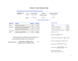 ECON 330 Worksheet 1 GDP Measurements - 1 - Studocu