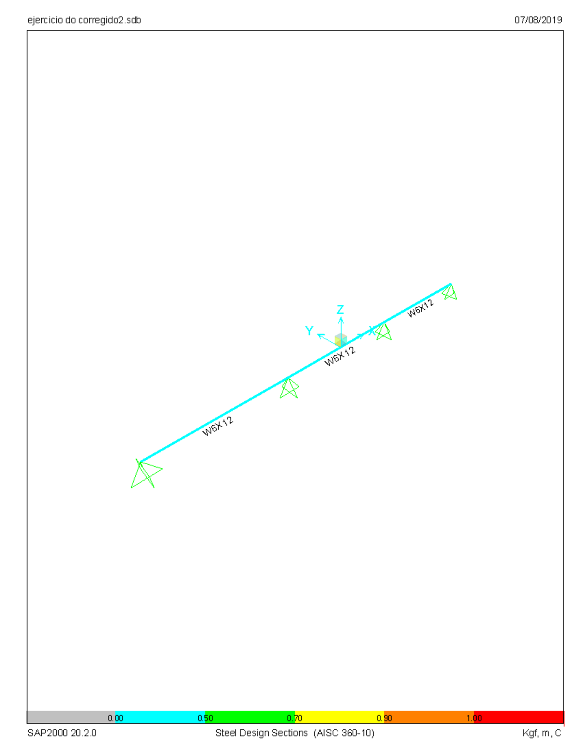 PDF Ejercicio 2 - Estructuras de Acero - W 6 X 12 W 6 X 1 2 W 6 X 1 2 Y ...