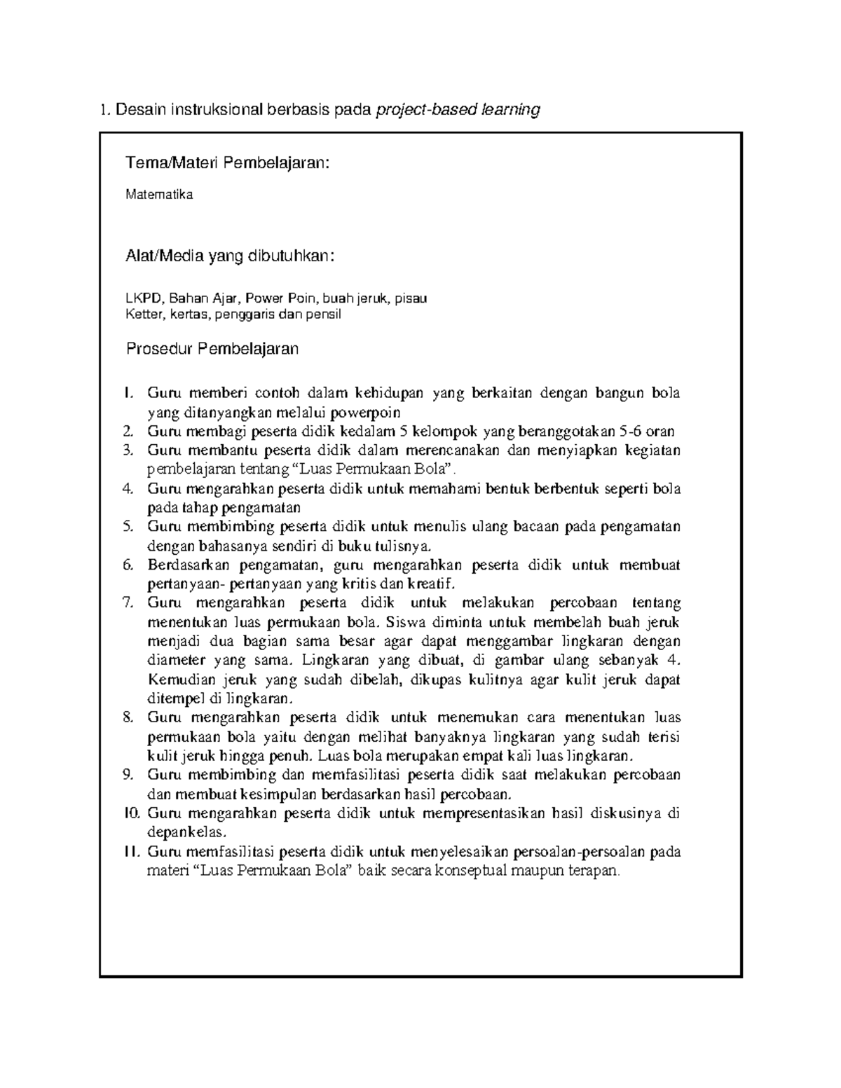 Desain instruksional PBL, Pj JBL, DL - Desain instruksional berbasis pada project-based learning ...