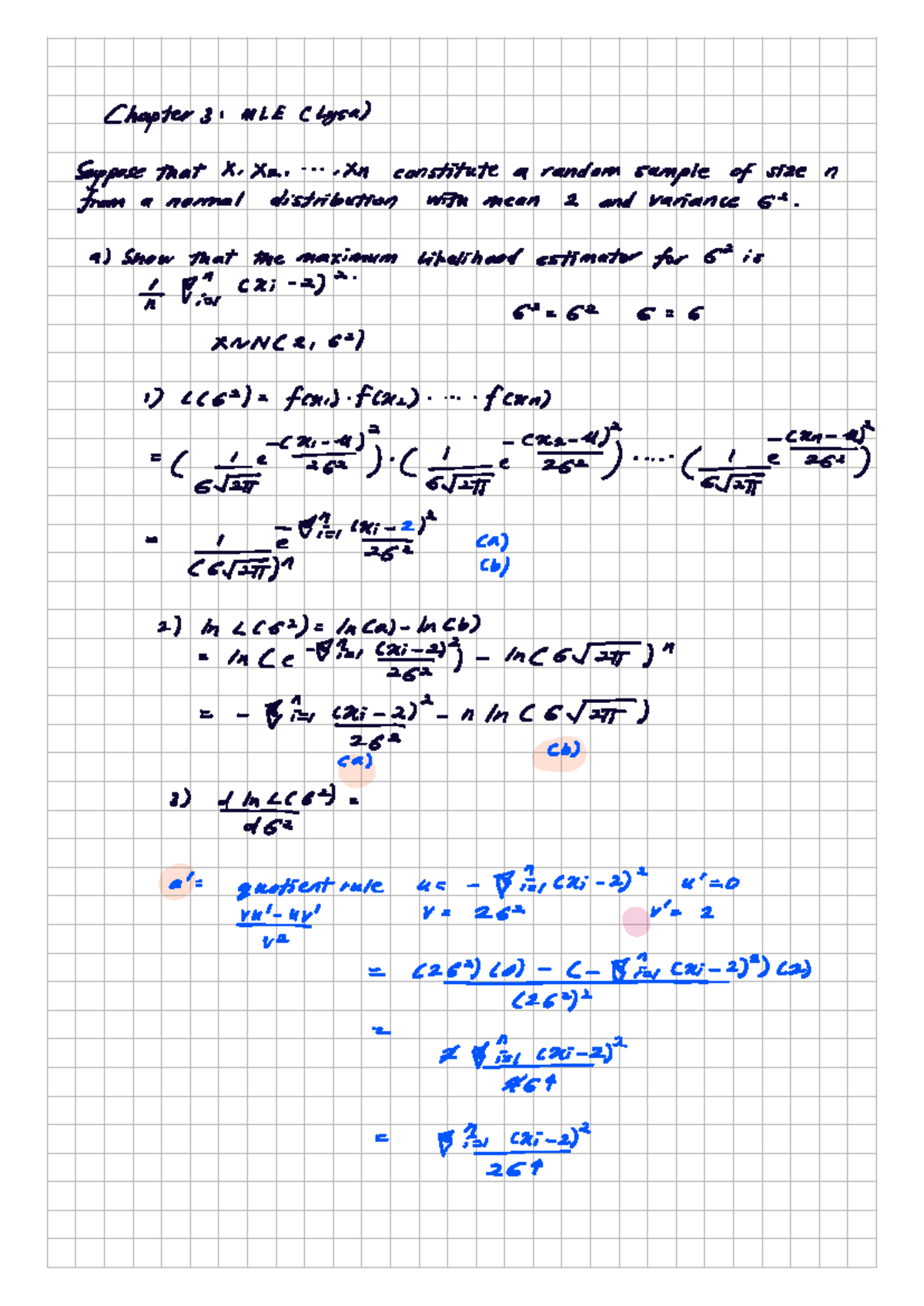 UITM STA568 Chapter 3 Exercise - Mathematical Statistic II - Studocu