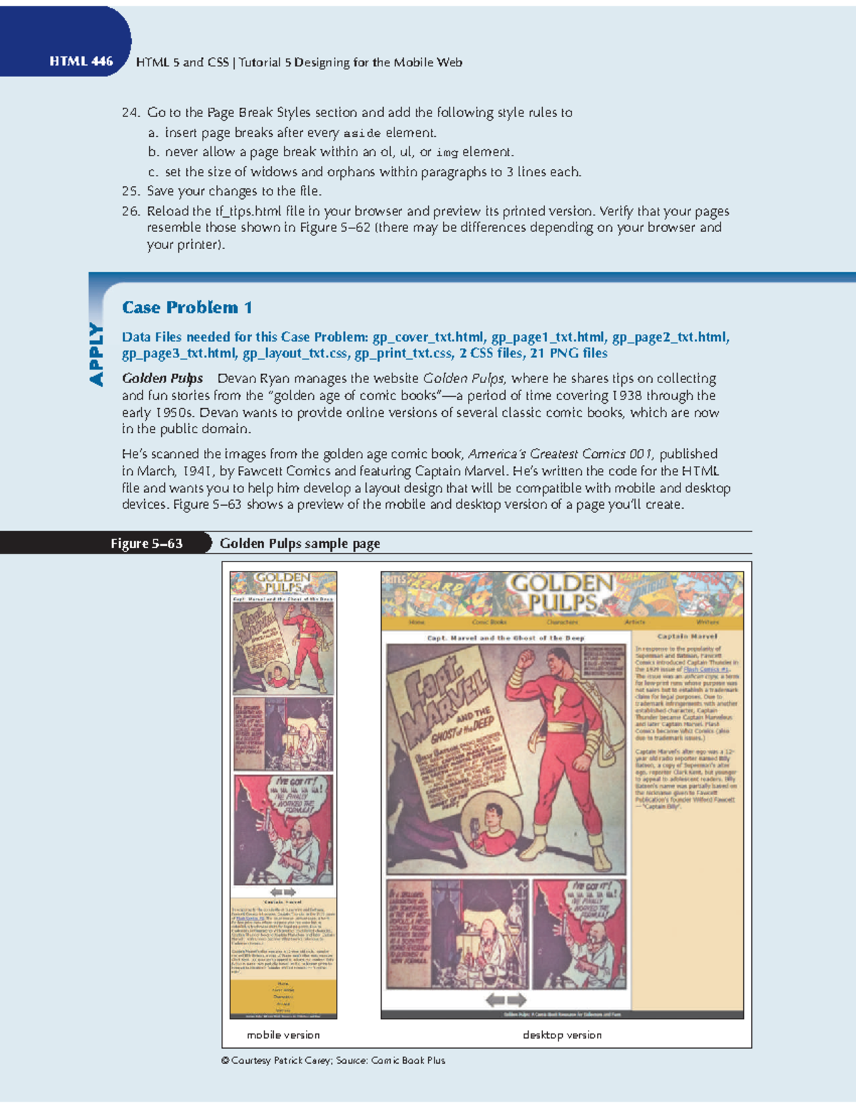 Case1 - Tutorial 5 - A quiz question - HTML 446 HTML 5 and CSS ...