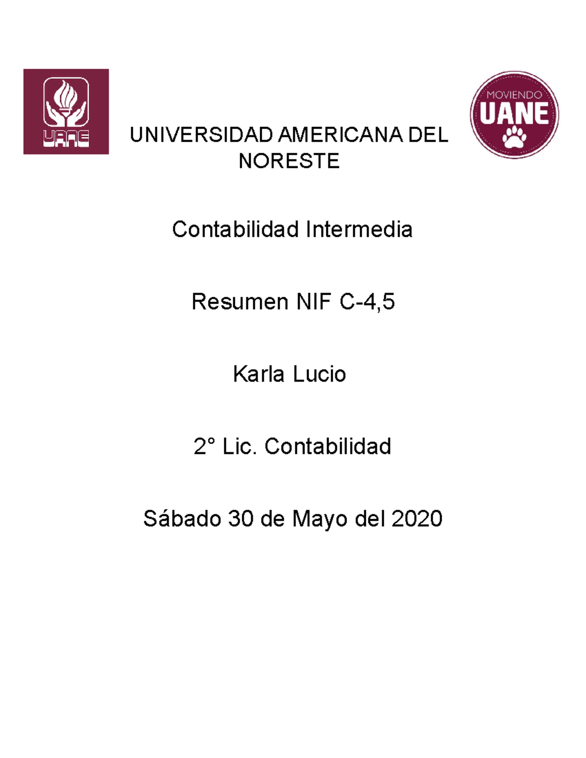 NIF C6,8 - Normas de informacion financieras - UNIVERSIDAD AMERICANA ...