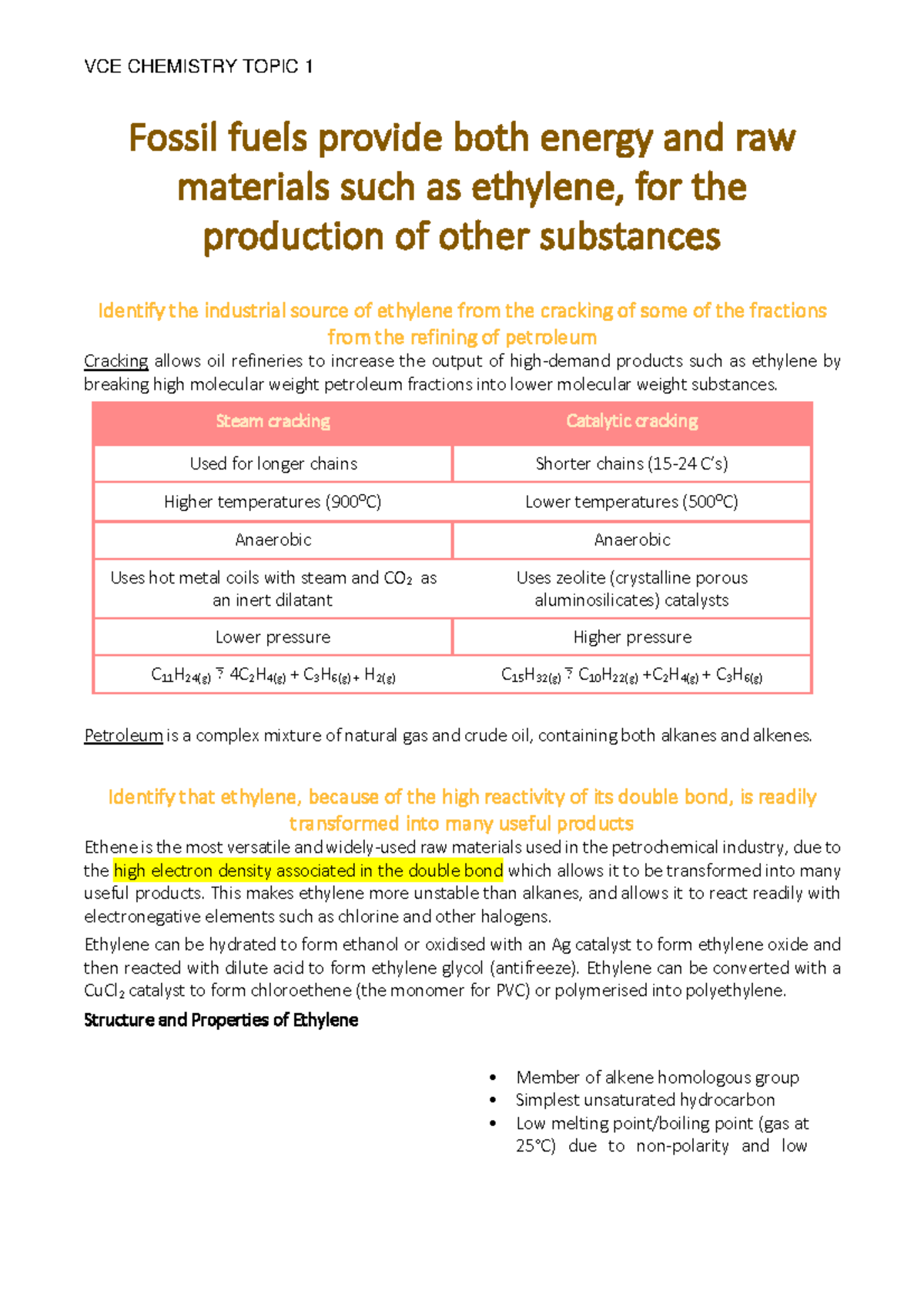 Detailed Notse - Production of Materials - Warning: TT: undefined ...