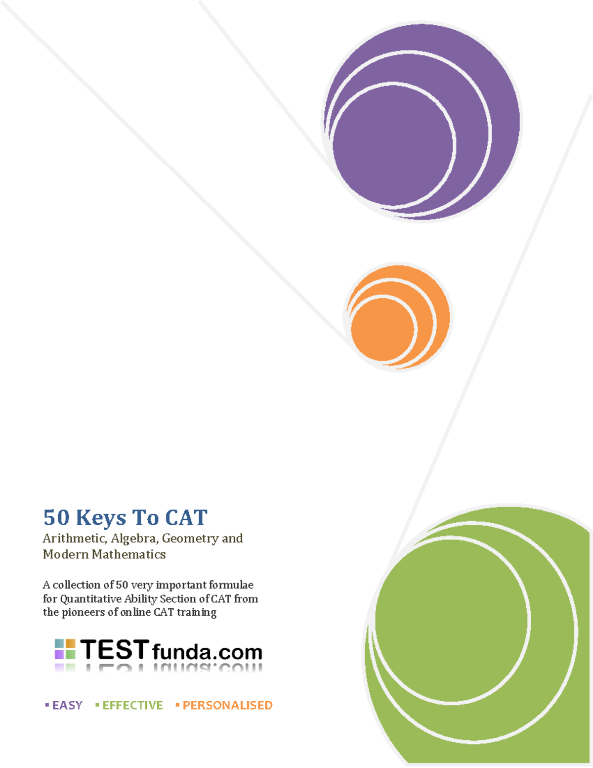 50 Keys to clear CAT - cwcw - 50 Keys To CAT Arithmetic, Algebra ...