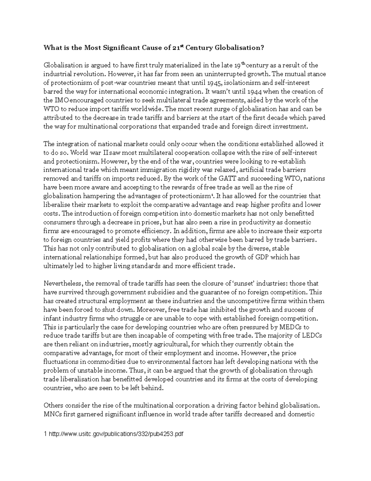 Globalisation - Blog Entries - Globalization - What is the Most ...