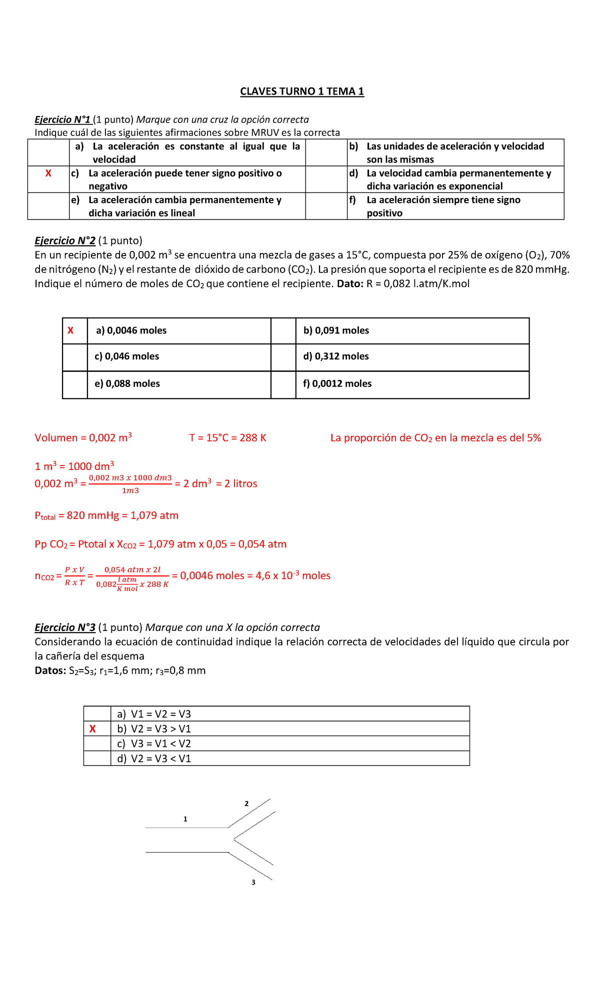 Biofisica 29-11 claves turno 1 tema 1 final - CLAVES TURNO 1 TEMA 1 ...