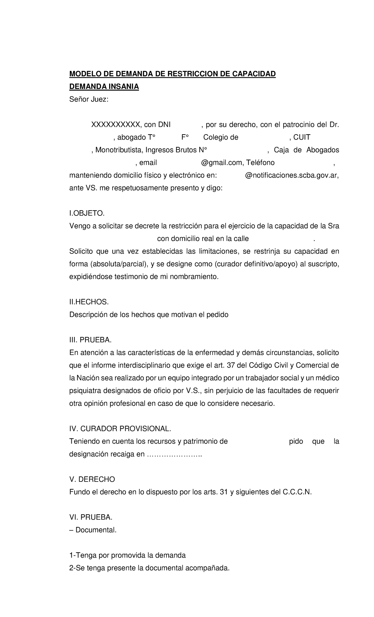 Modelo DE Demanda DE Restriccion DE Capacidad Insania - MODELO DE ...