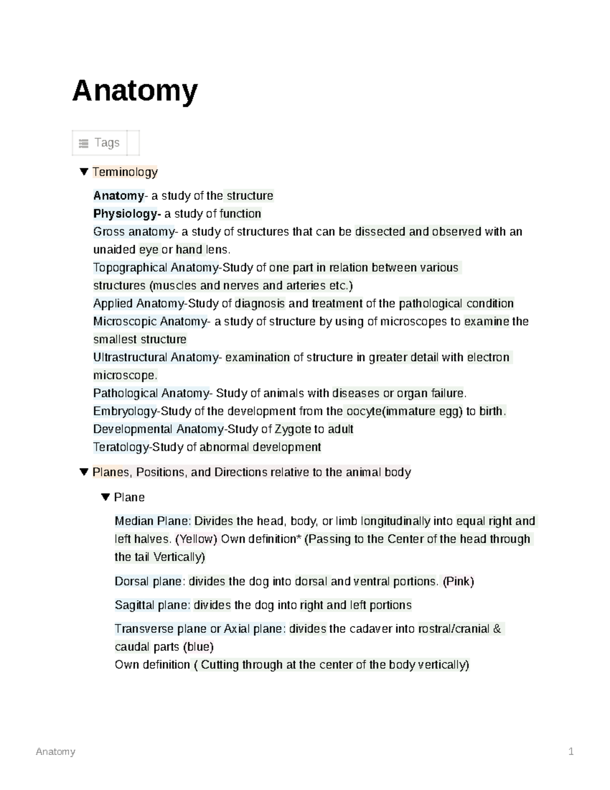 Inbound 3793211315396284638 - Anatomy Tags Terminology Anatomy- a study ...