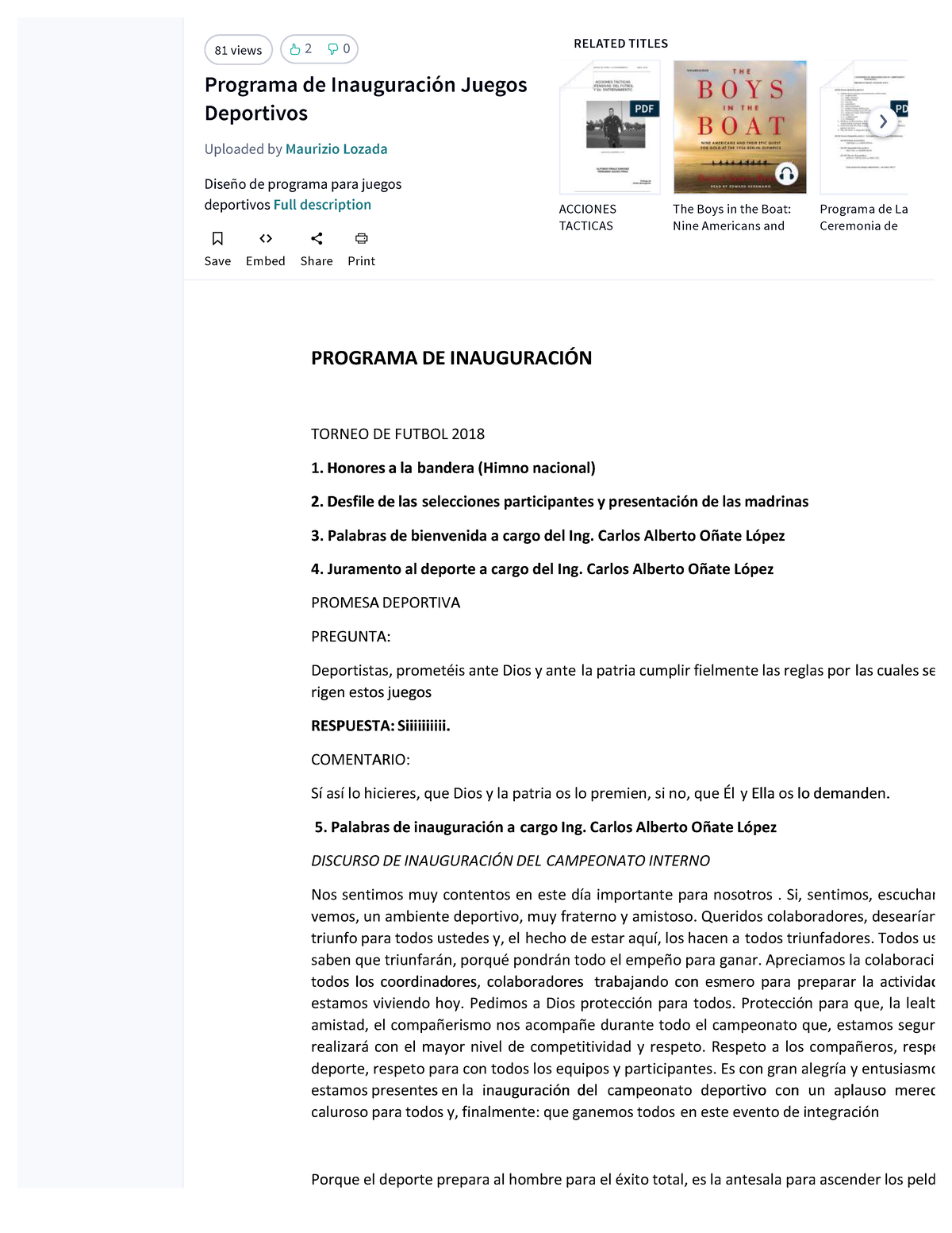 Pdf-programa-de-inauguracion-juegos-deportivos compress - Programa de Inauguración Juegos ...