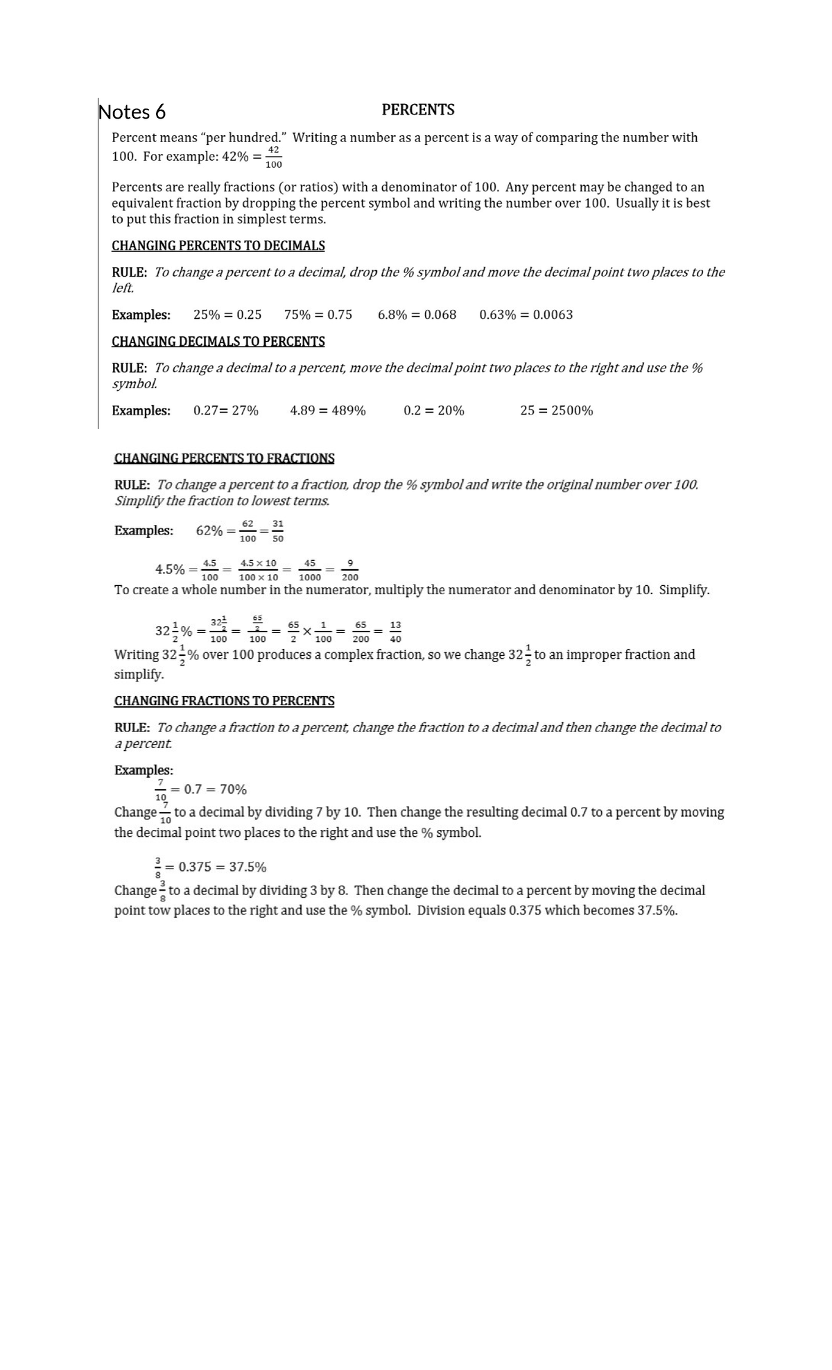 Notes 6 - Math Elementary - Notes - Studocu