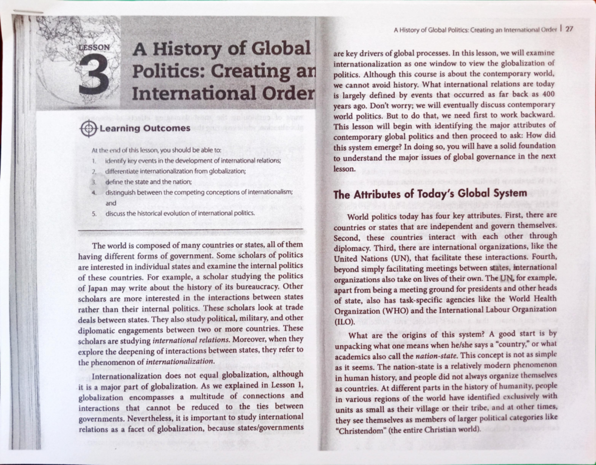 GE-CW, Unit 1, Lesson 3-2 - BS Accountancy - Studocu