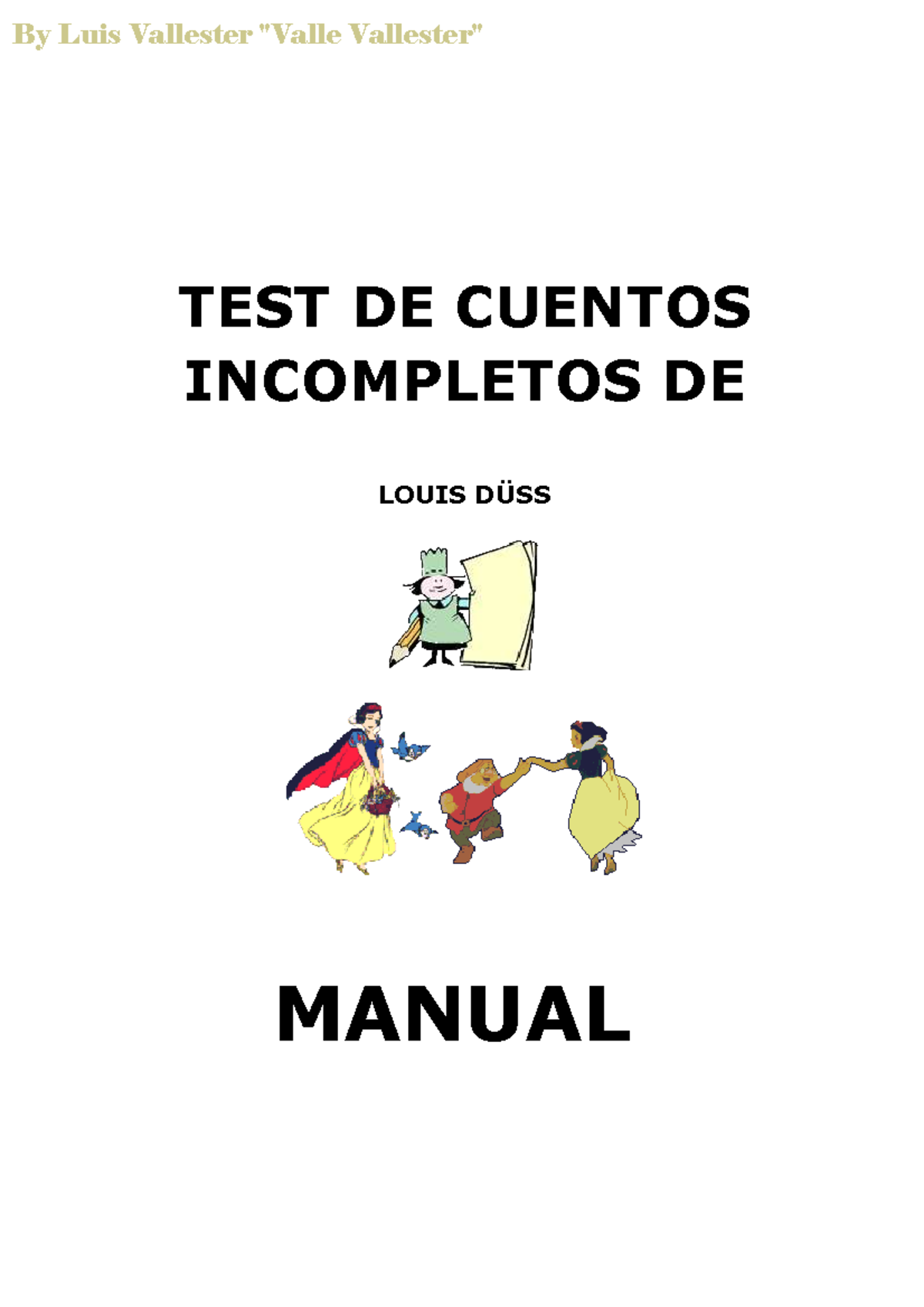 fabulas de duss test proyectivo fabulas - TEST DE CUENTOS INCOMPLETOS ...