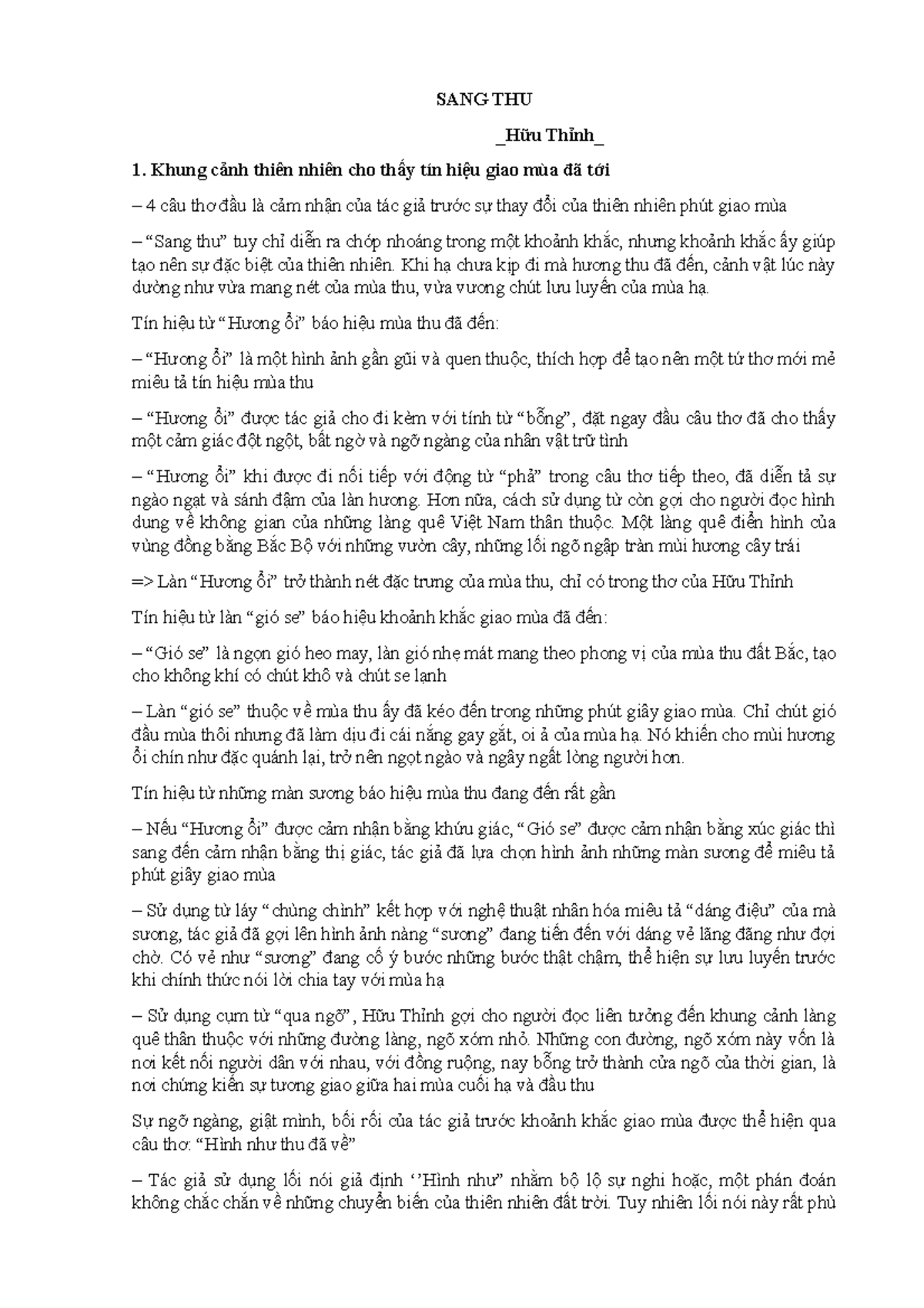 SANG-THU - SANG THU Hữu Thỉnh Khung cảnh thiên nhiên cho thấy tín hiệu ...