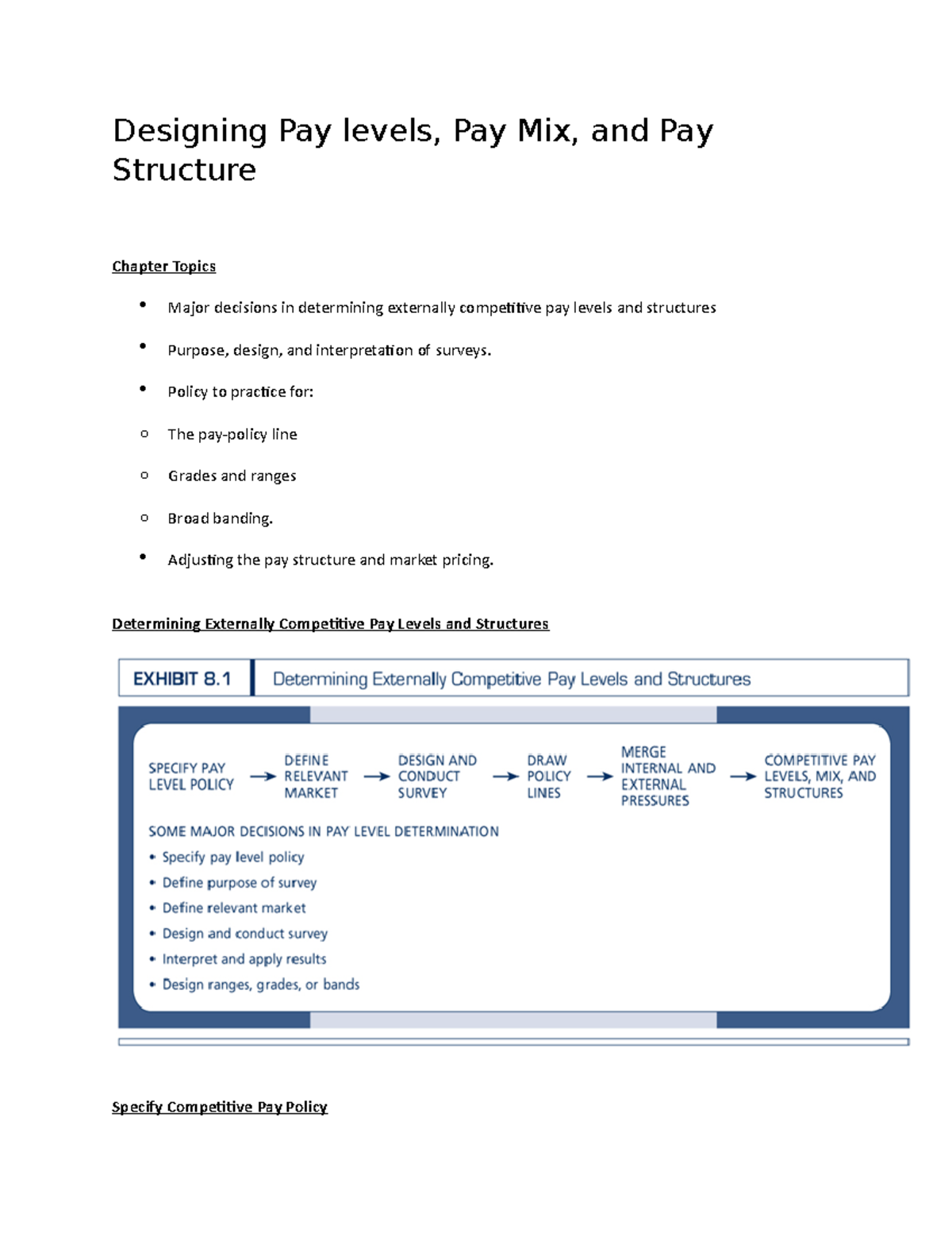 Designing Pay levels - Have fun - Designing Pay levels, Pay Mix, and ...