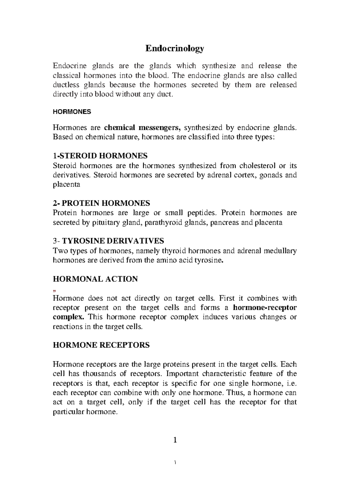 Endocrinology - biochem lec and lab - Endocrinology Endocrine glands ...