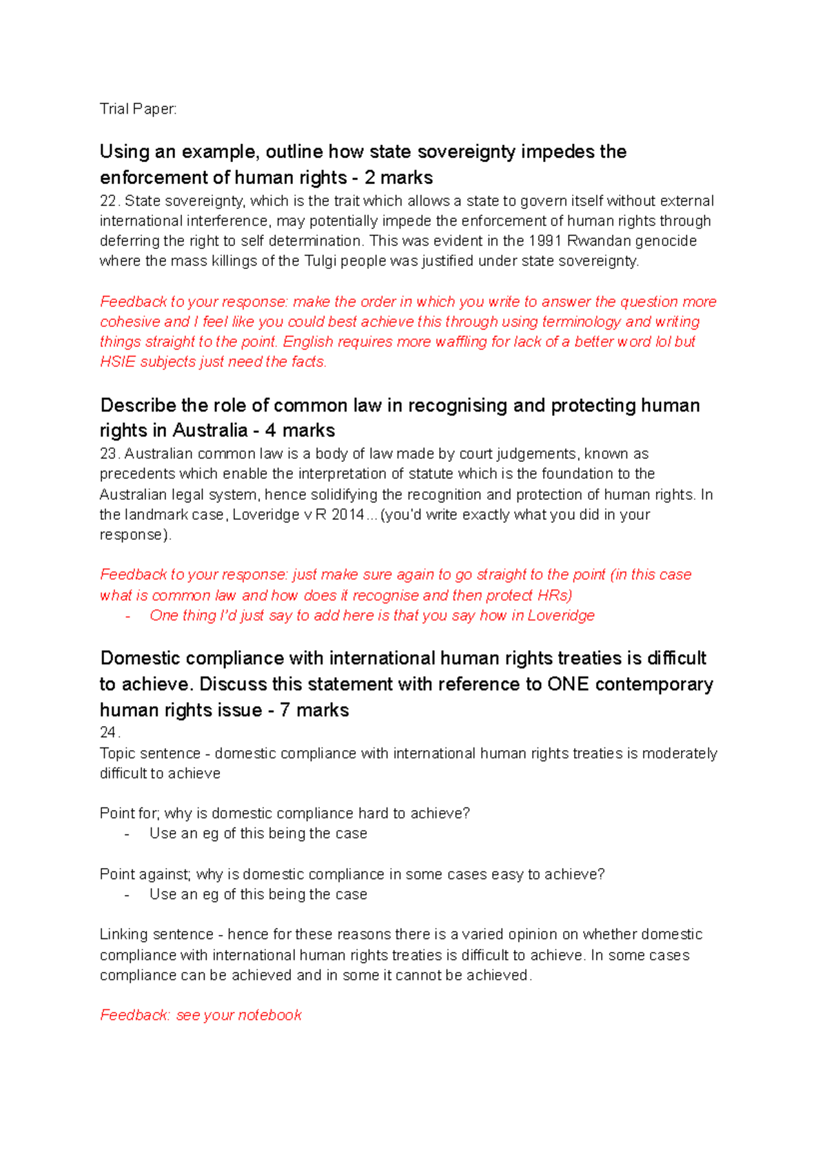 LS samples for MK - practice legal studies responses to human rights ...