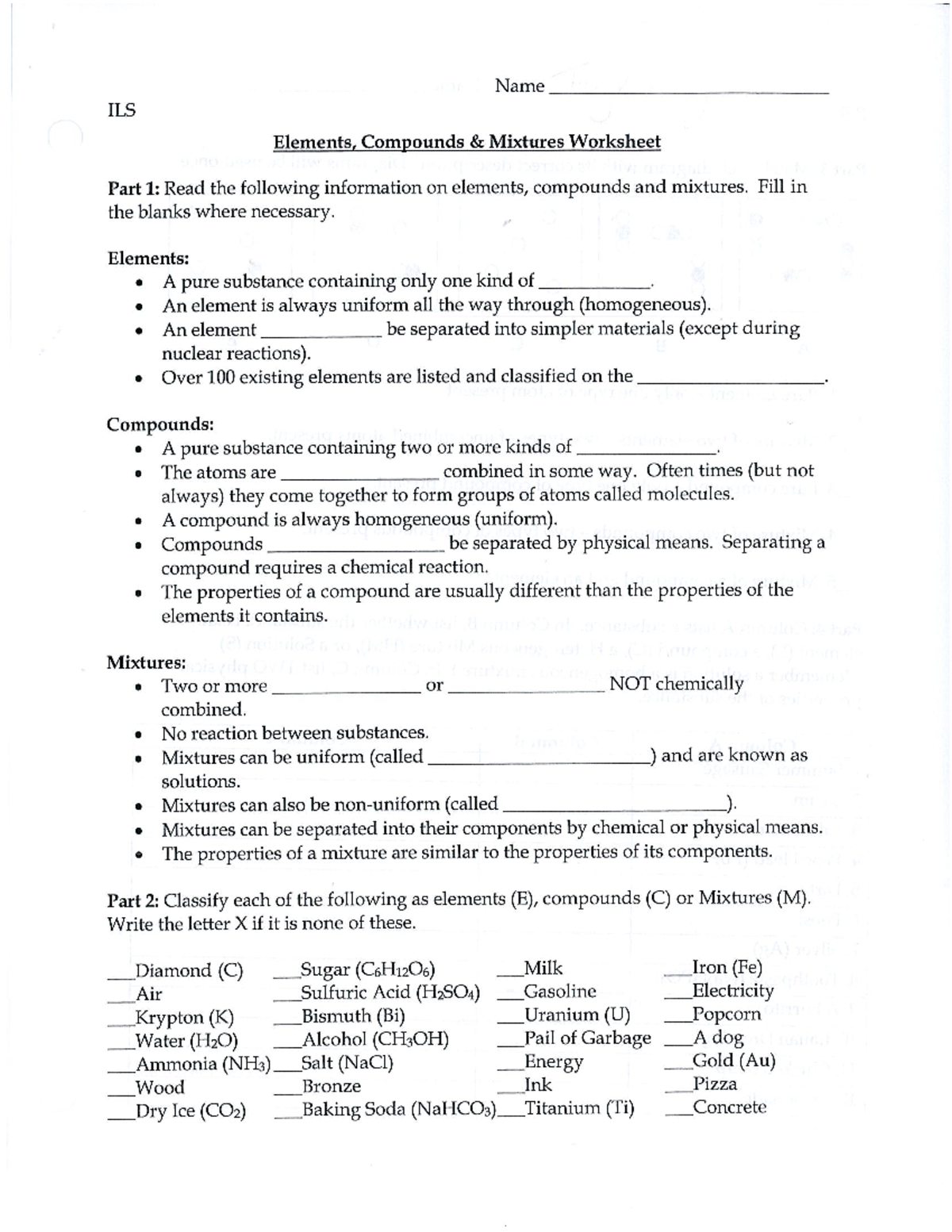 Intro hw packet - SCIENCE - Education - Studocu
