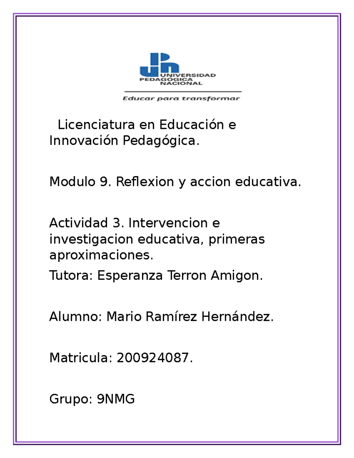 12MRamirez primerasaproximaciones - Licenciatura en Educación e ...