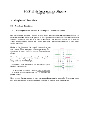 Math exponent notes - there are example questions included - MAT 1033 ...