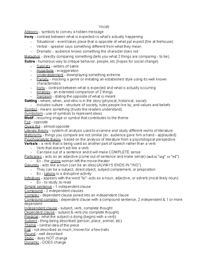 AICE Language Cheet Sheet 1 - Conesa AICE Language Study Sheet • Skills ...