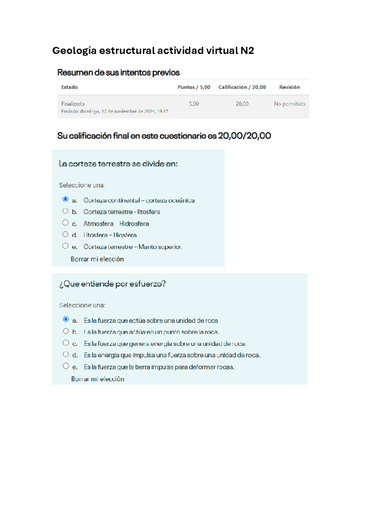 Geología estructural actividad virtual N2 - Corteza continental corteza oceánica b. Corteza ...
