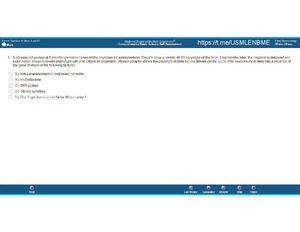NBME 25 Block 1-4 (Answers Version) - medicine - Studocu