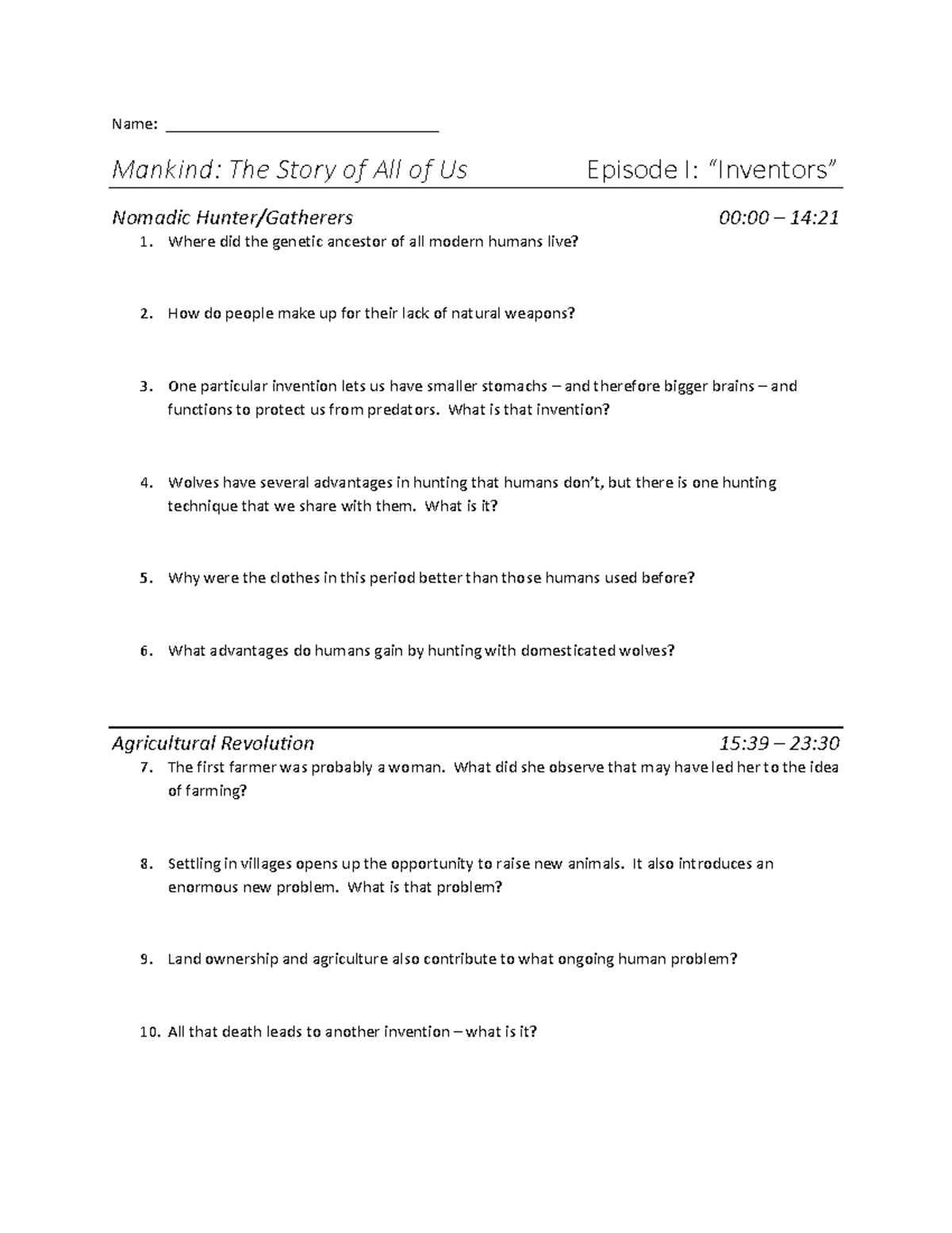 Mankind-the-story-of-all-of-us compress - Name ...