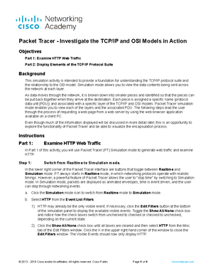4.7.1 Packet Tracer - Connect the Physical Layer - Objectives Part 1: Identify Physical - Studocu