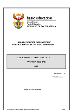 Meamta 2-Test 1 Memo - PROGRAM : BACHELOR OF ENGINEERING TECHNOLOGY ...