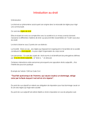 13enj.free.fr 2 - Fiche de révision - Introduction au droit : Fiche de révision Intro : La ...