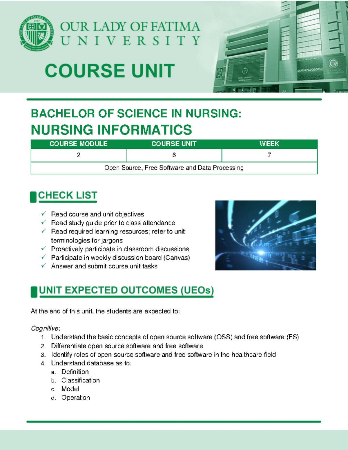 210 Final WK 7 15 - Hehe - BACHELOR OF SCIENCE IN NURSING: NURSING ...