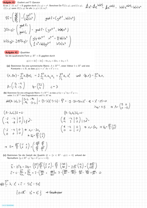 Formelsammlung HM2 2023 - Höhere Mathematik 2 - Studocu