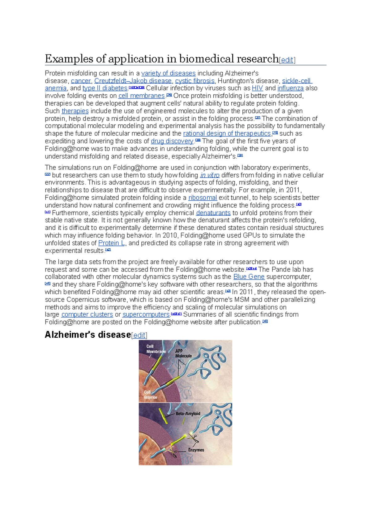 Examples of application in biomedical research - Examples of ...