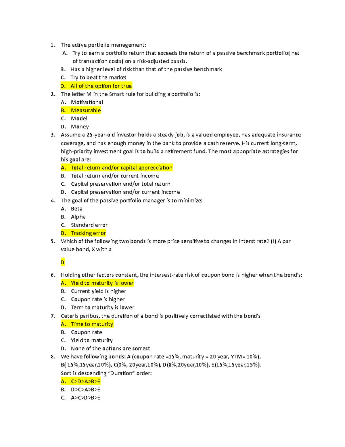 Đề cương thi cuối kì - ádasdasd - The active portfolio management: A ...