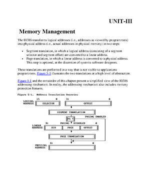 Unit 3 - Basic features of microcontroller - Fundamental of ...