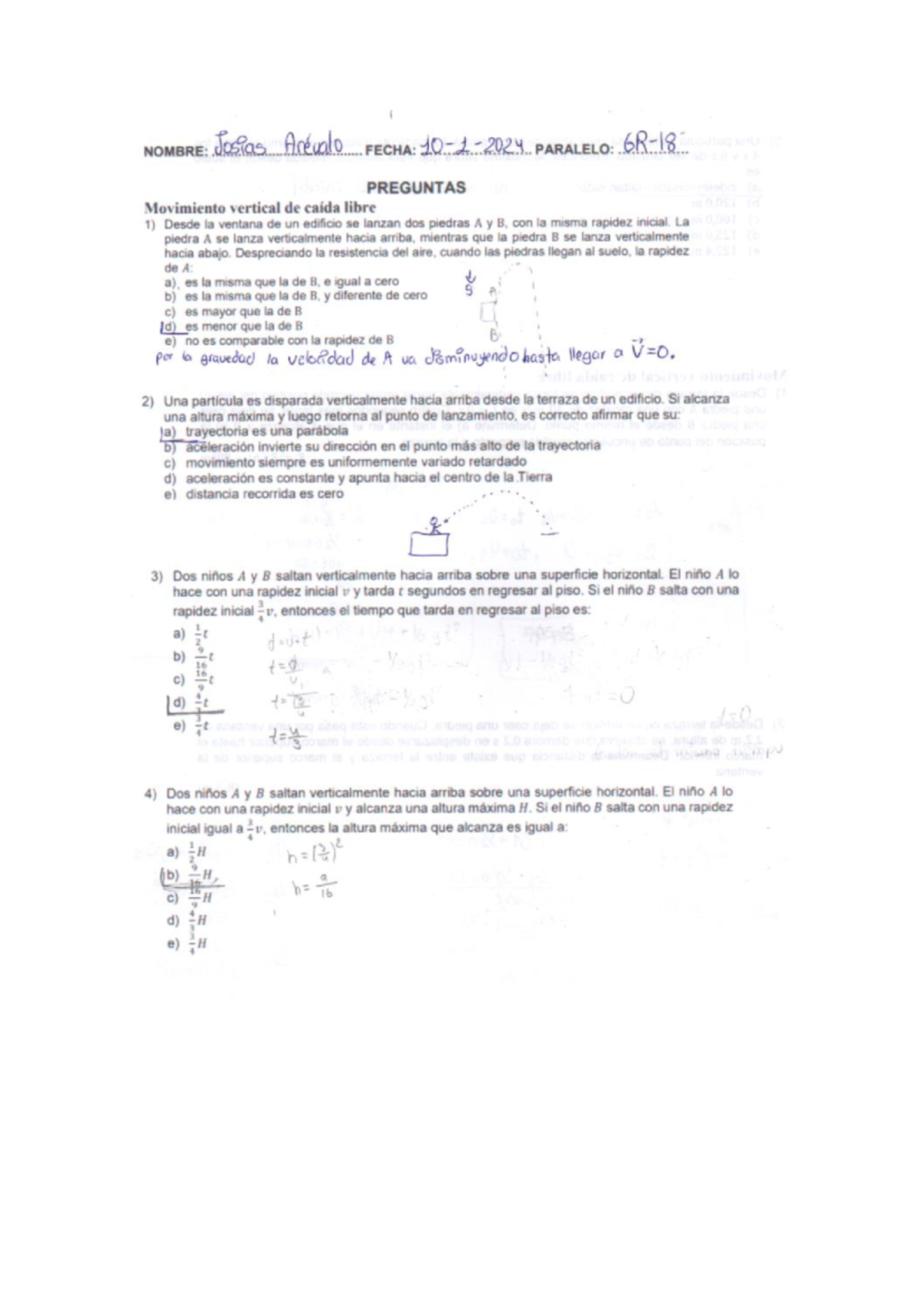 hoja de trabajo 8 - Física - Studocu