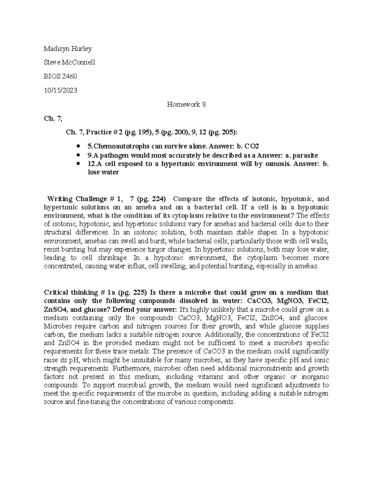 Homework 8 Bios 2460 - hhhh - Madisyn Hurley Steve McConnell BIOS 2460 ...